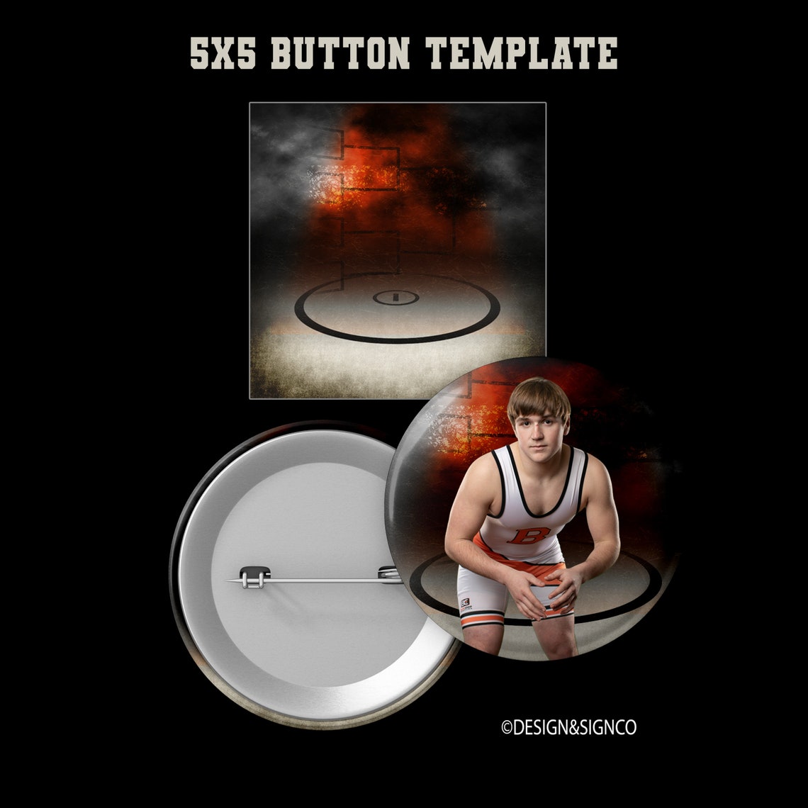 Wrestling Template Bundle- Photoshop Digital Design Downloads-includes ...