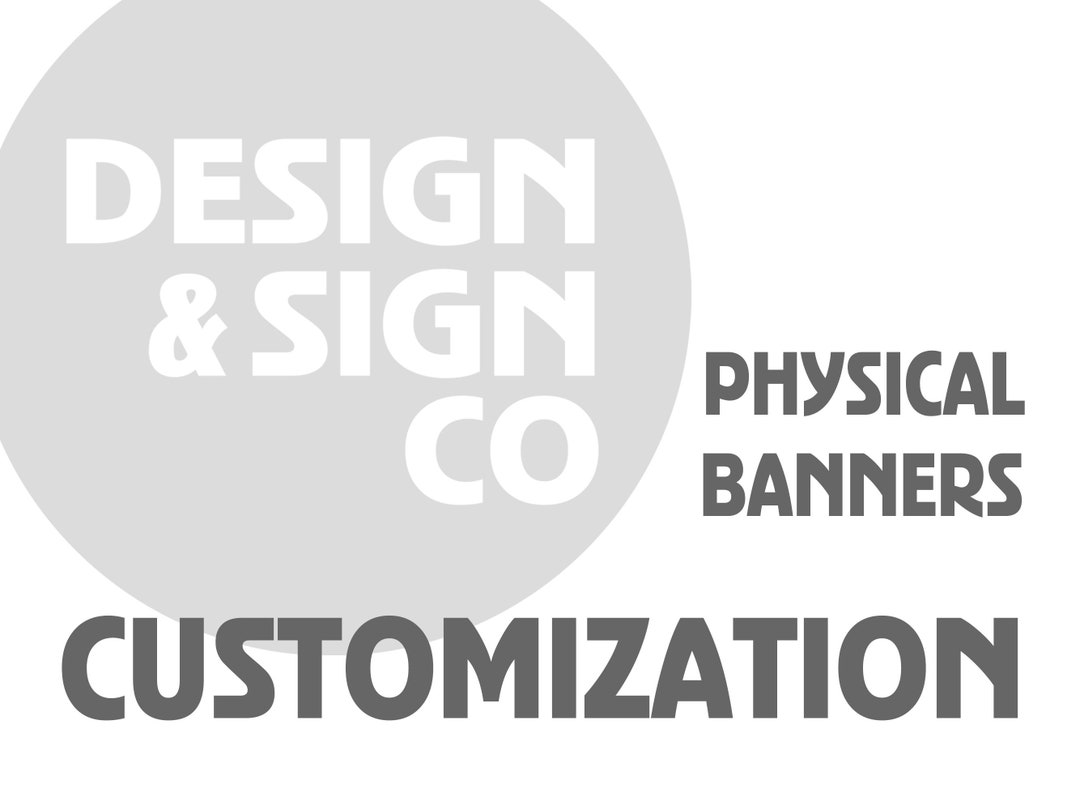 Carolyn Gable 19 3x4ft Custom Vinyl Banners With Grommets - Etsy