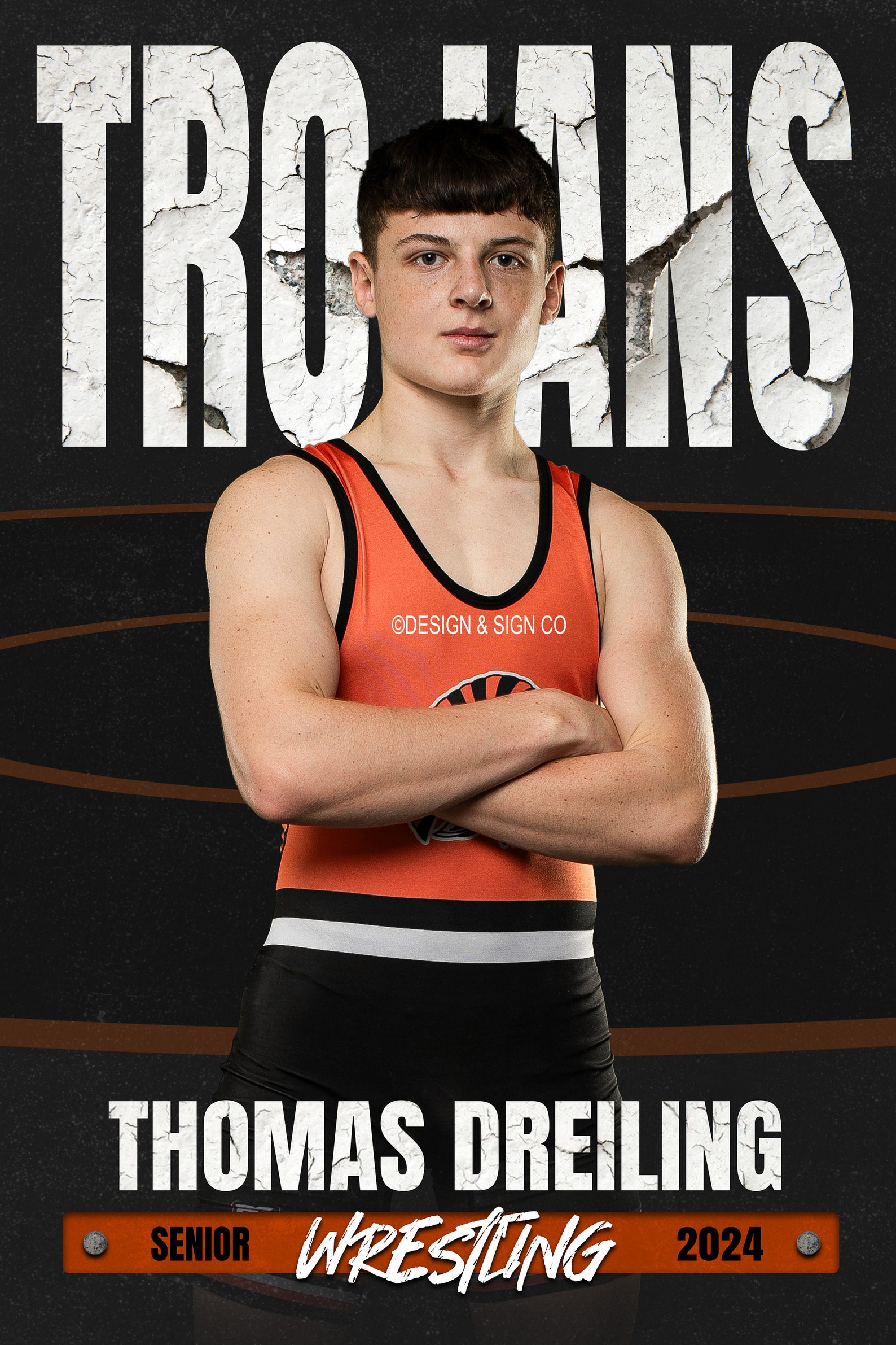Wrestling SPORTS TEMPLATE 24x36 Inch PSD Photoshop Digital Download - Etsy