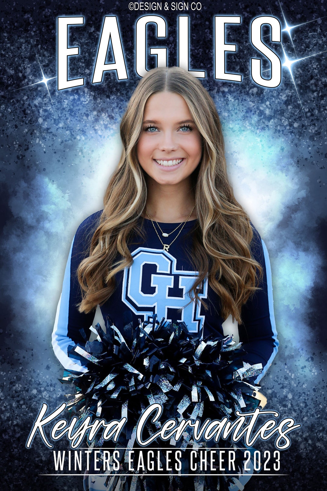 CHEER/DANCE Sports Template PSD for Photoshop Digital Download 24X36 ...