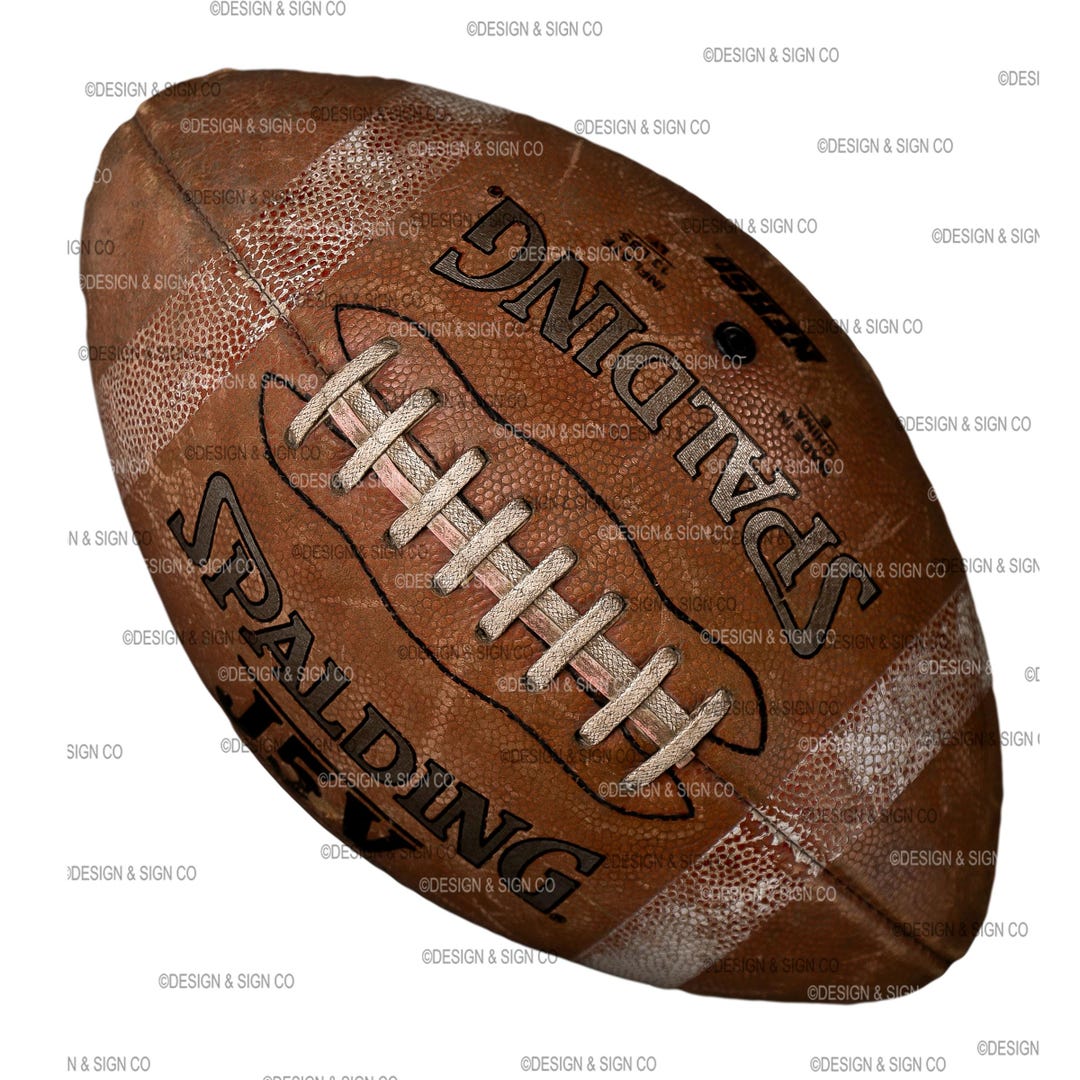 Vintage Football PNG | Retro Football Clipart | Grunge Sports Ball PNG ...