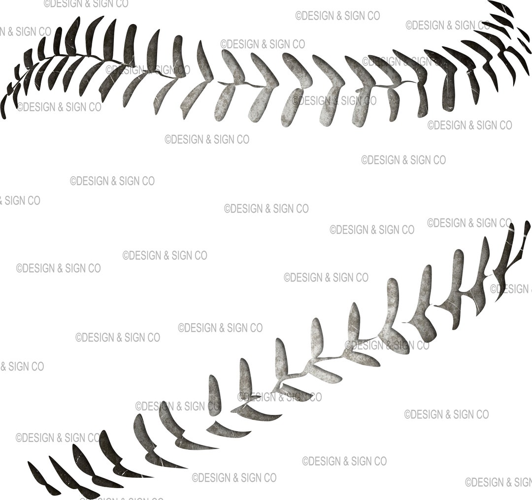 Baseball Laces Graphic Vintage BASEBALL PNG-PSD Digital Download ...