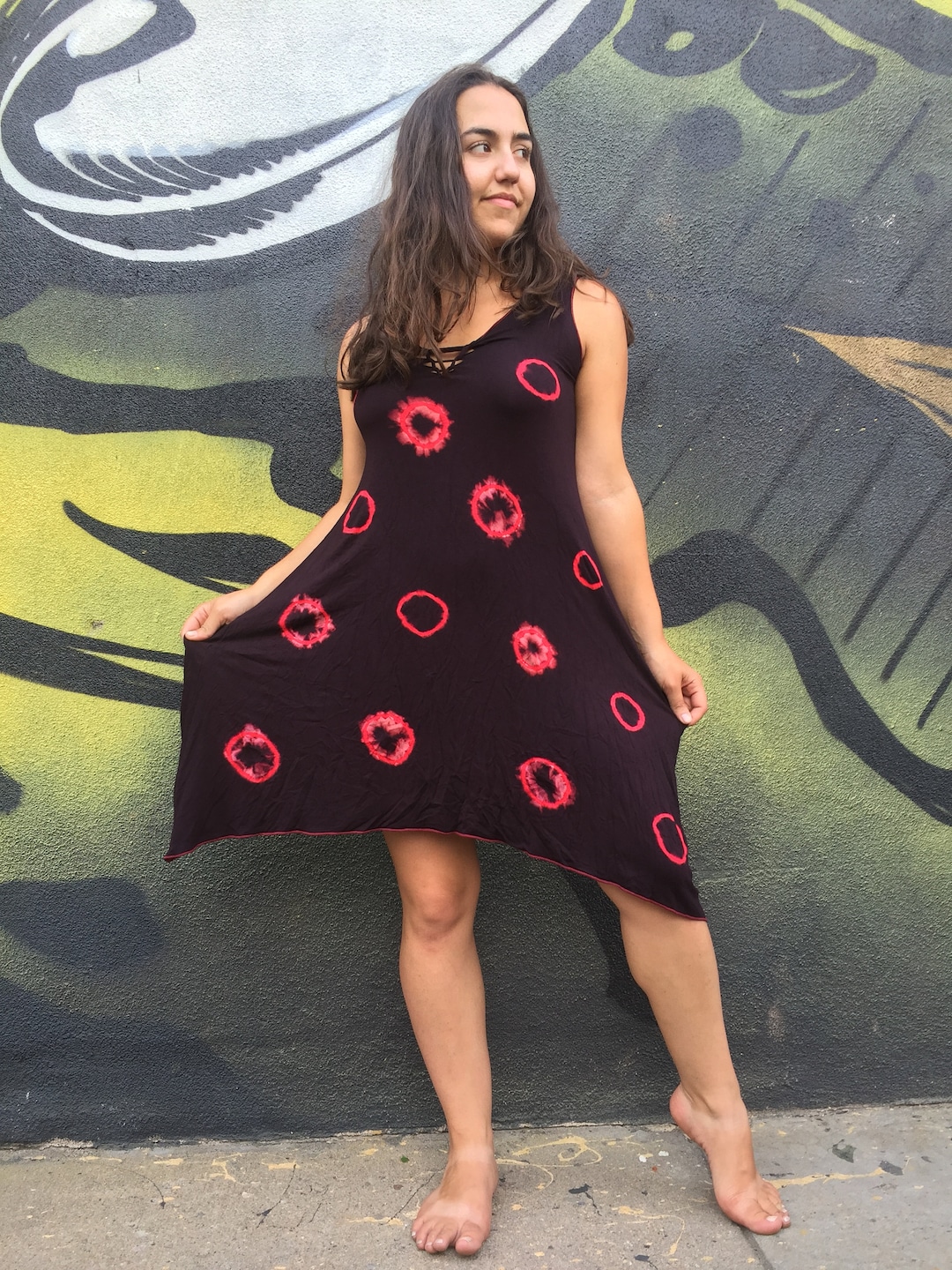Phish Donut Assymmetrical Braided A Line Dress - Etsy