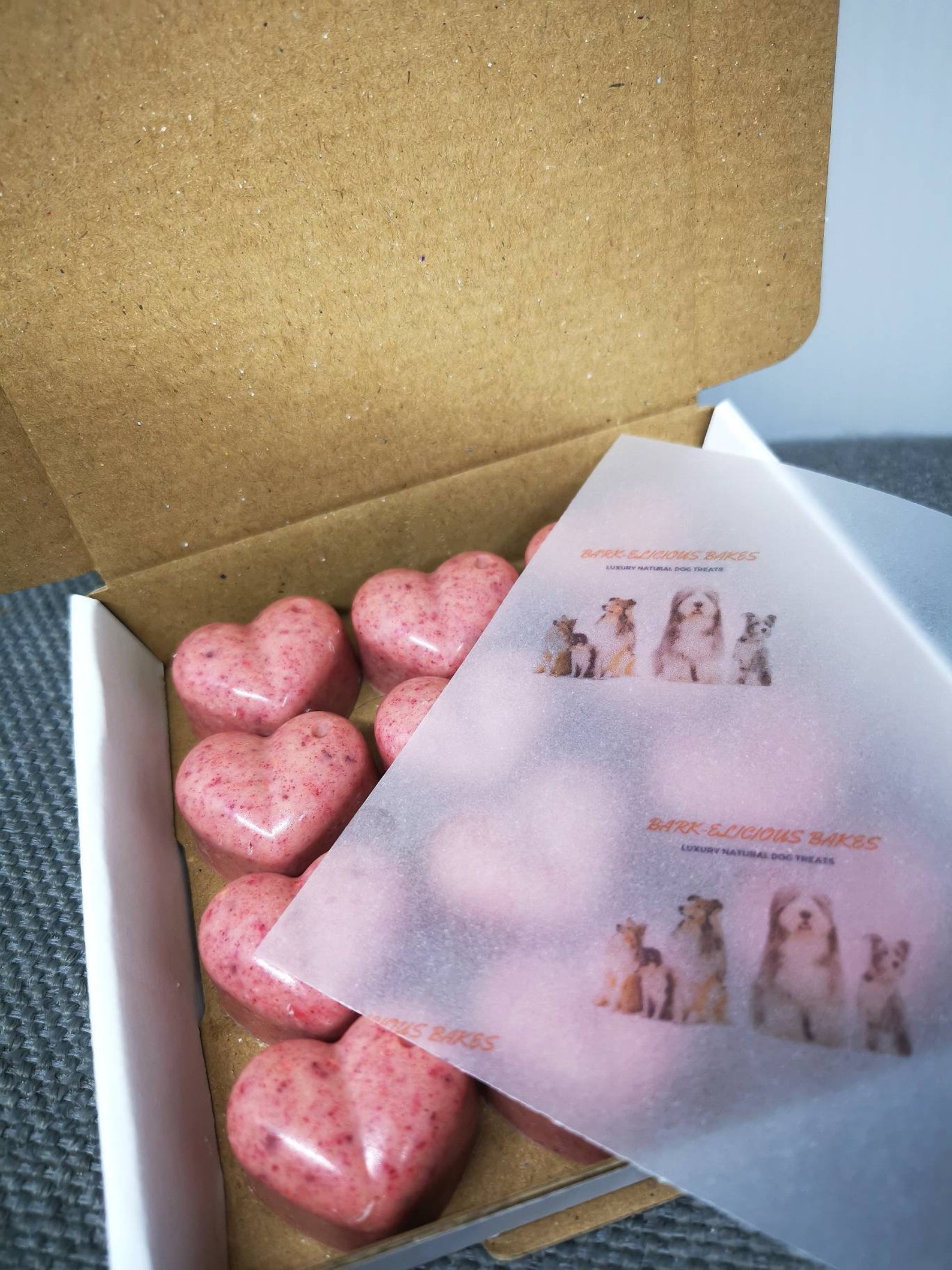 Raspberry Dog 'Chocolate' Treats dog friendly milk | Etsy