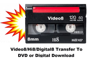 Transfer Your VHS, Minidv, Hi8, Video 8, Vinyl and Cassette to Digital ...