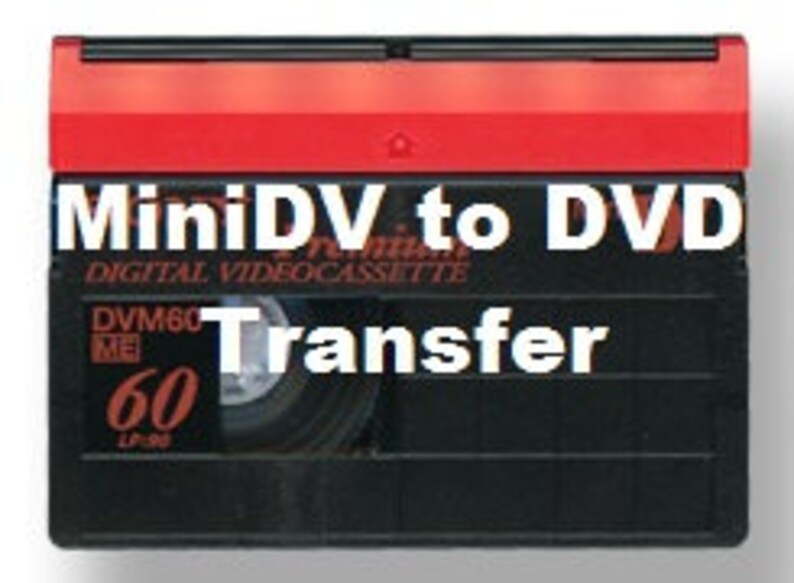 Minidv Transfer to Digital Download MP4 or DVD - Etsy