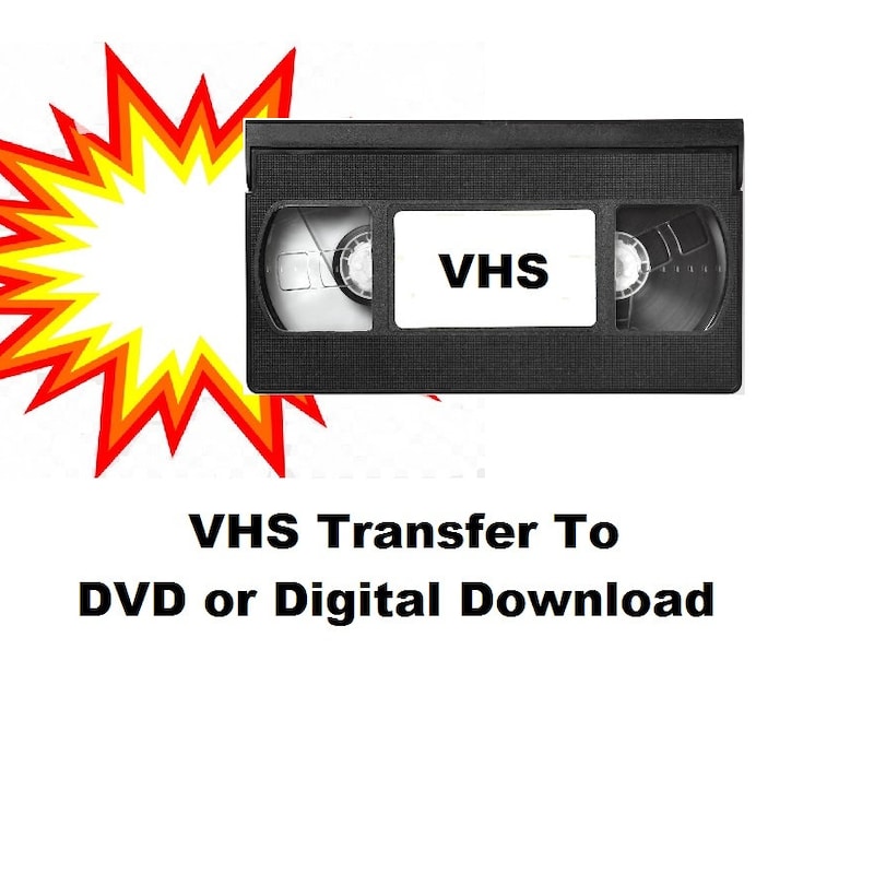 Transfer Vhs to Dvd - Etsy