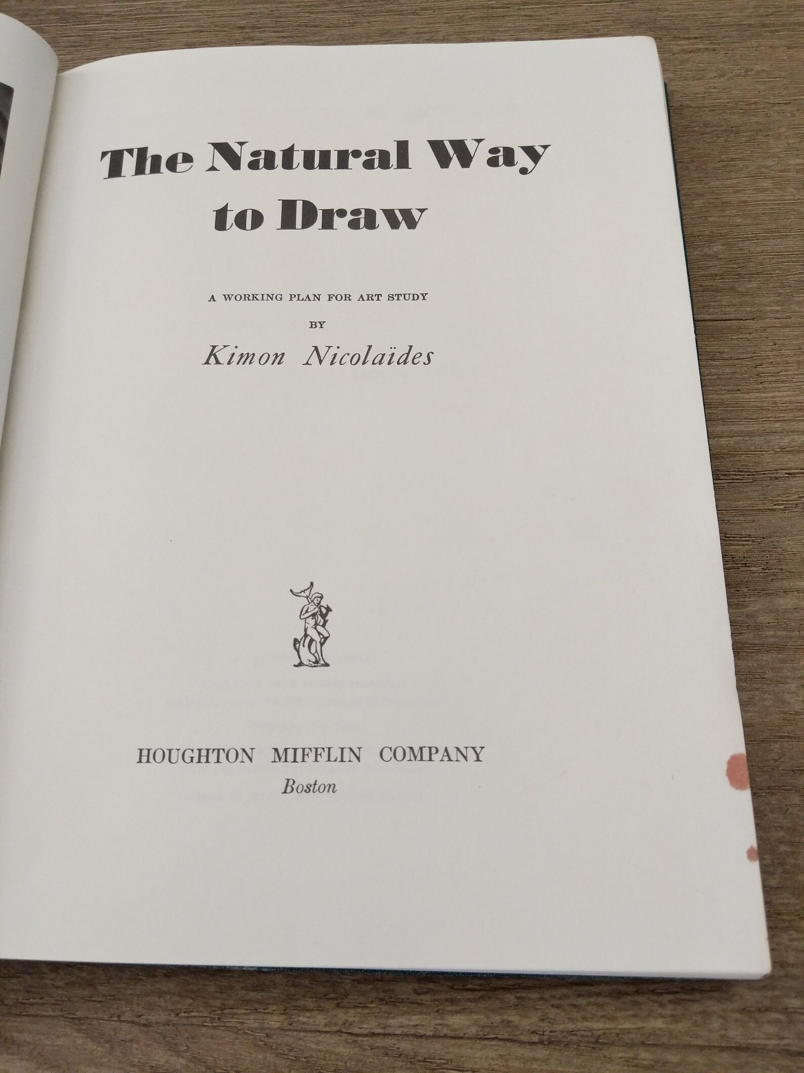 Vintage Book the Natural Way to Draw by Nicolaides - Etsy