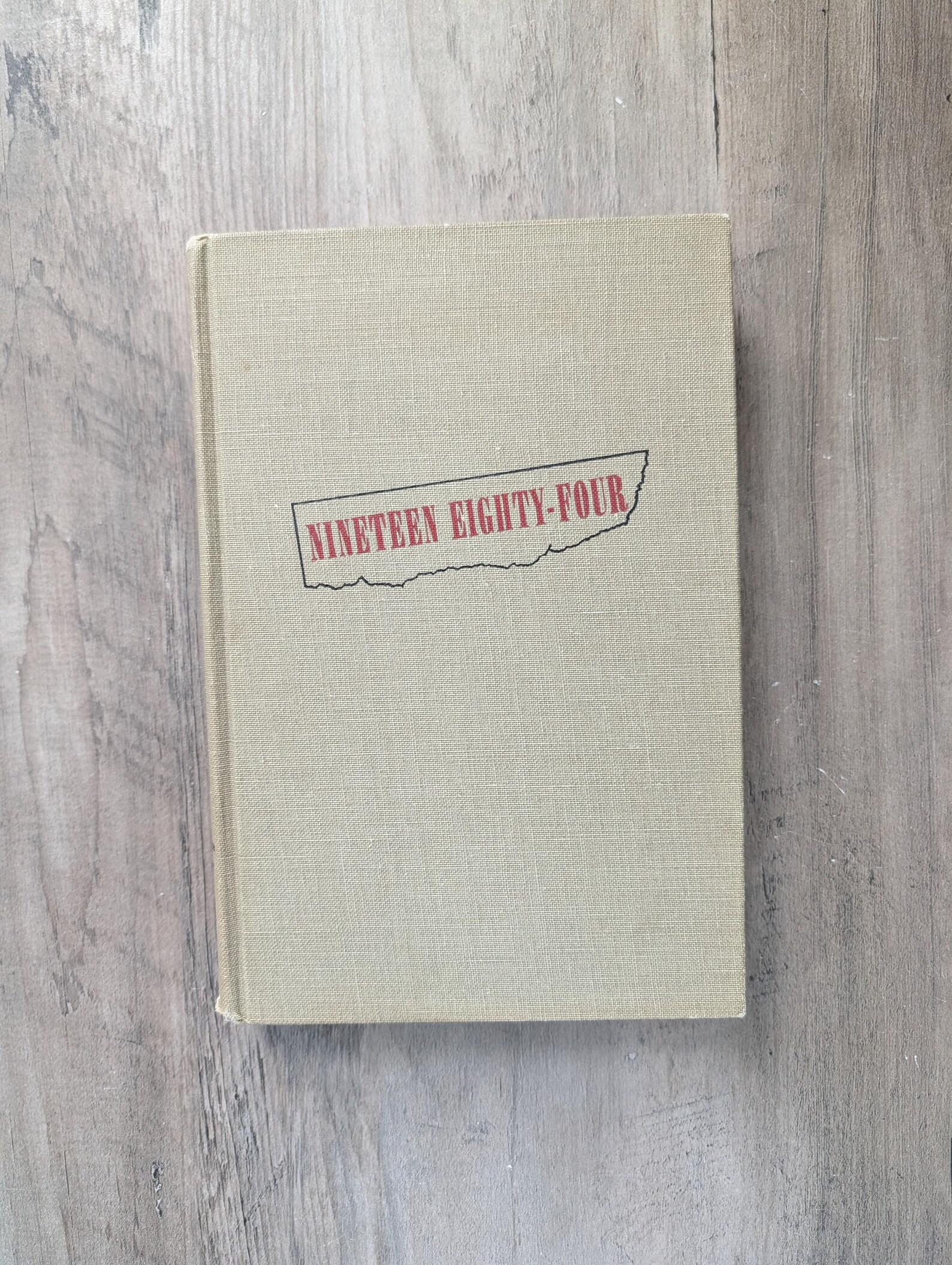 Nineteen Eighty Four by George Orwell / Vintage Rare Books Nineteen ...