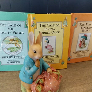 Vintage Peter Rabbit Gifts Set Ceramic Piggy Bank With Peter - Etsy