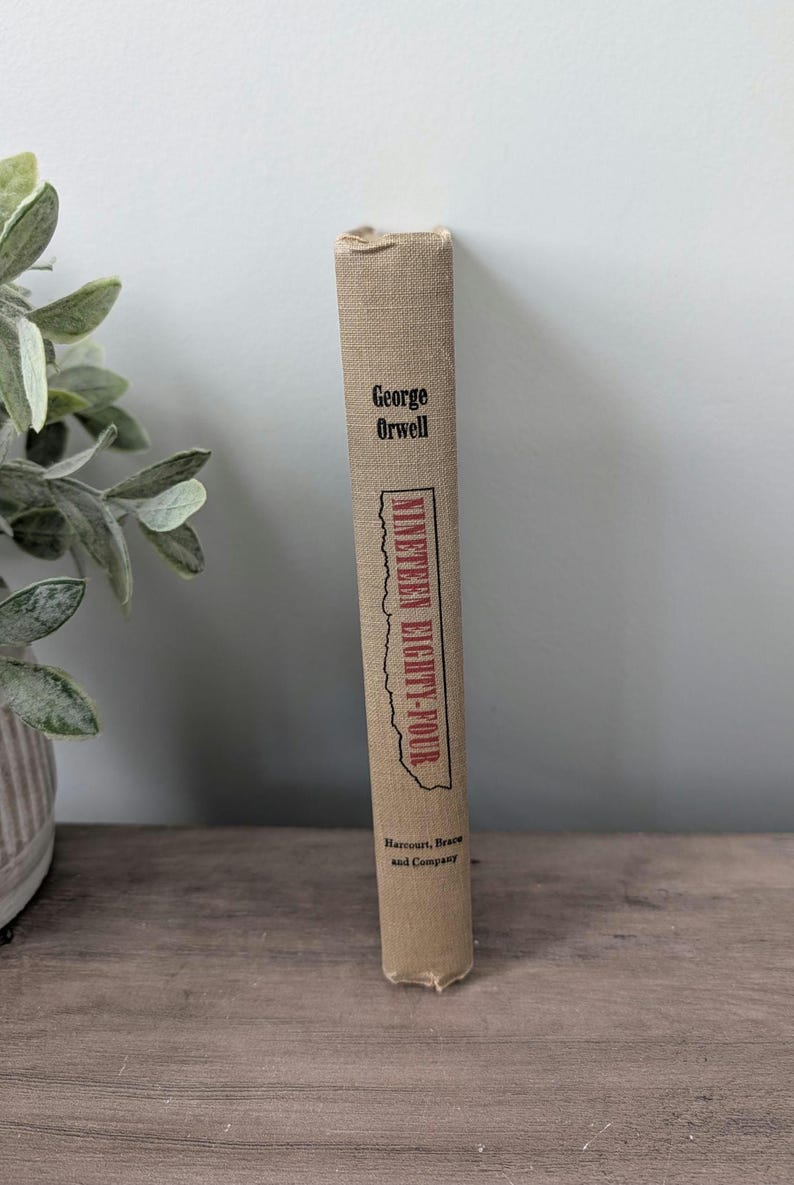 Nineteen Eighty Four by George Orwell / Vintage Rare Books Nineteen ...