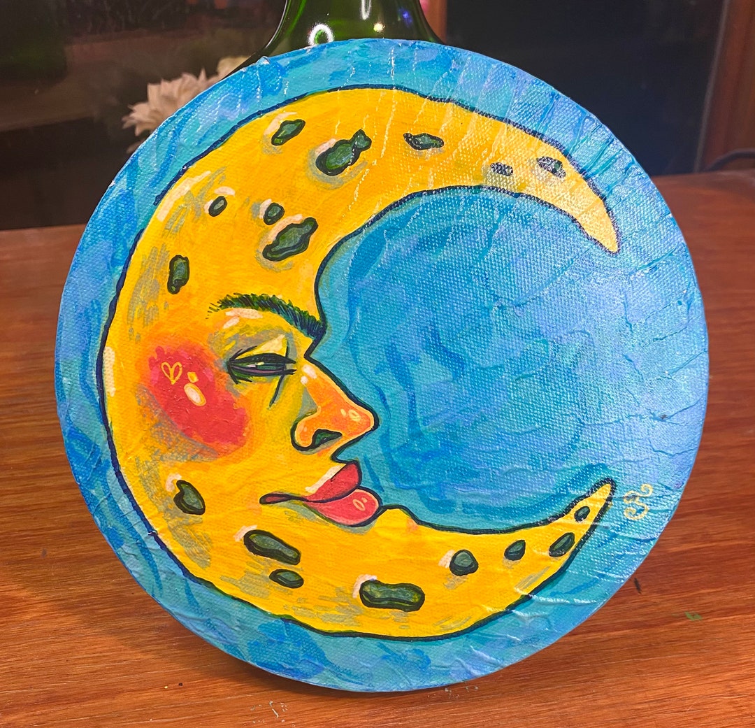 Blushing Moon 8x8 - Etsy Österreich