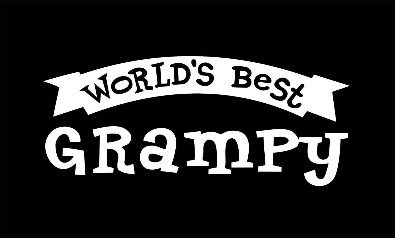Worlds Best Grampy 5.9 COLOR WHITE Wide Vinyl Decal - Etsy