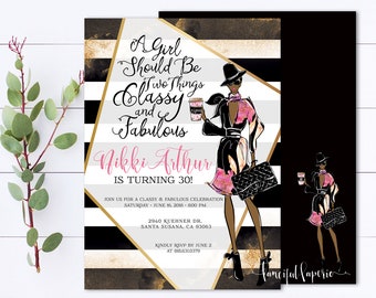 Chanel invitations | Etsy