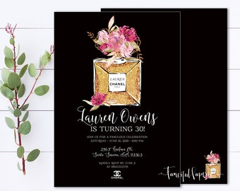 Chanel invitations | Etsy