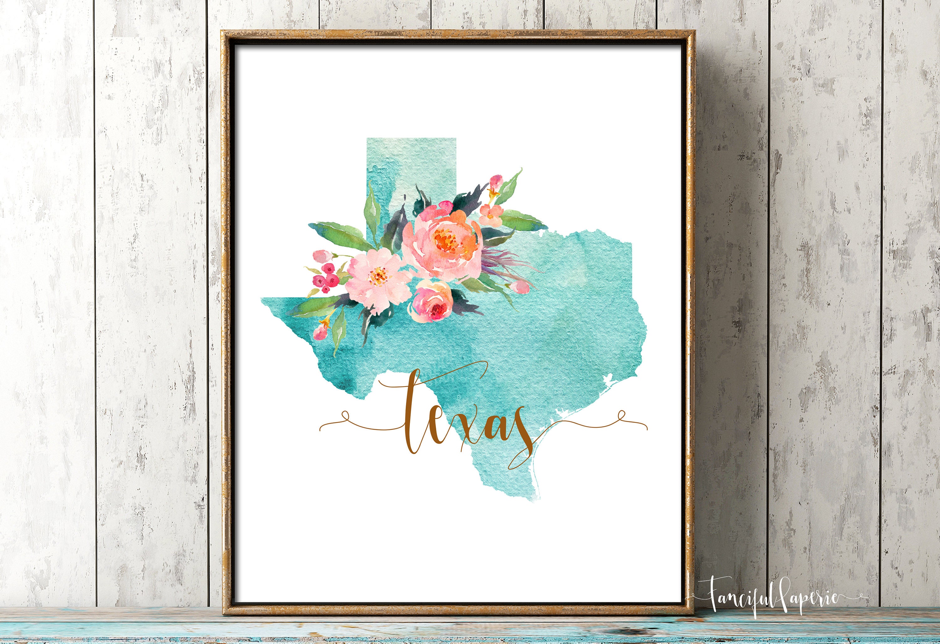 Texas Map Print, Texas State Silhouette Map Print, TX Wall Art, Dorm ...