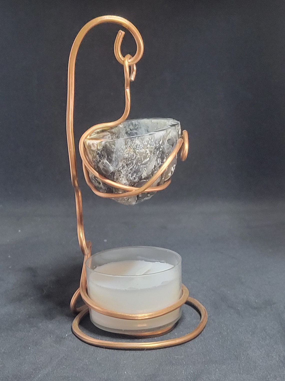 Dangling Geode Essential Oil Warmer 240303 - Etsy