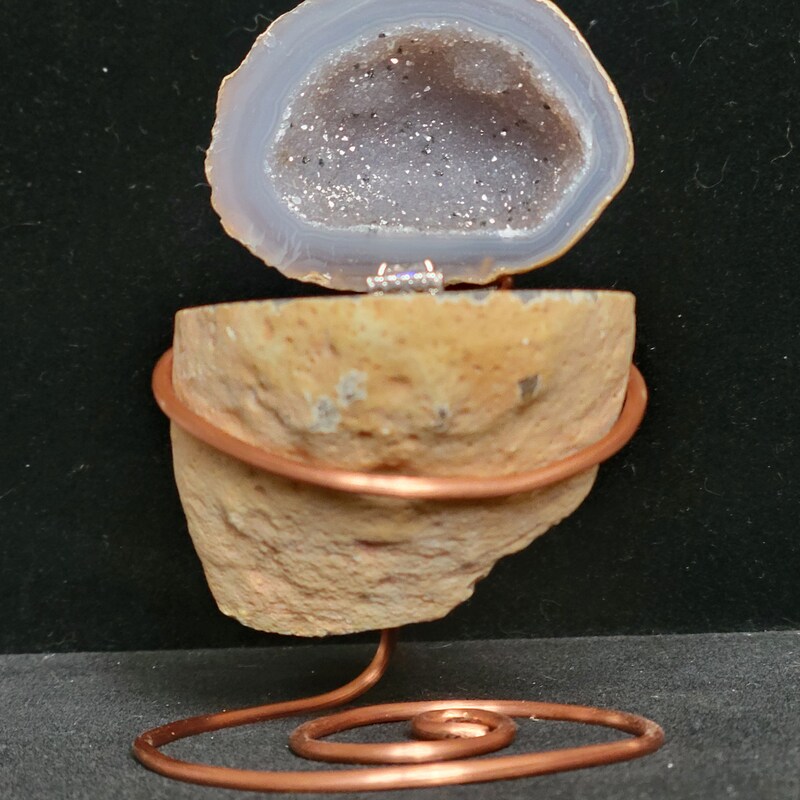 Geode Ring Box - Etsy