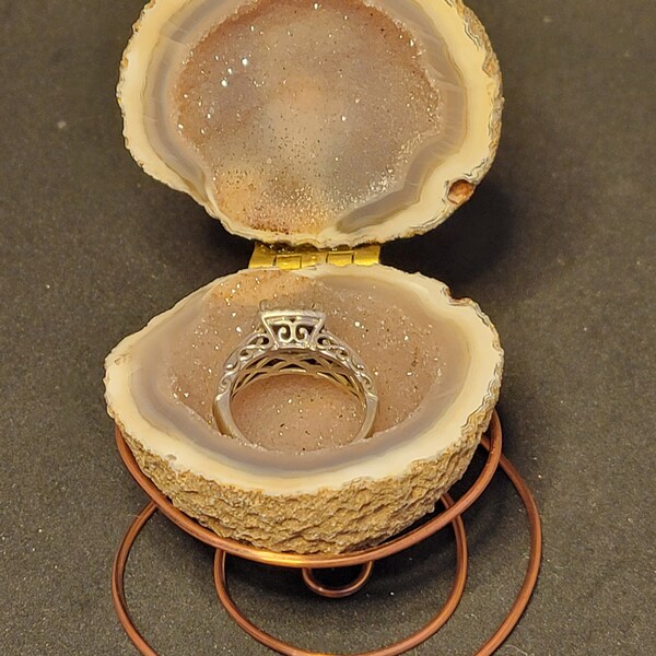 Geode Ring - Etsy