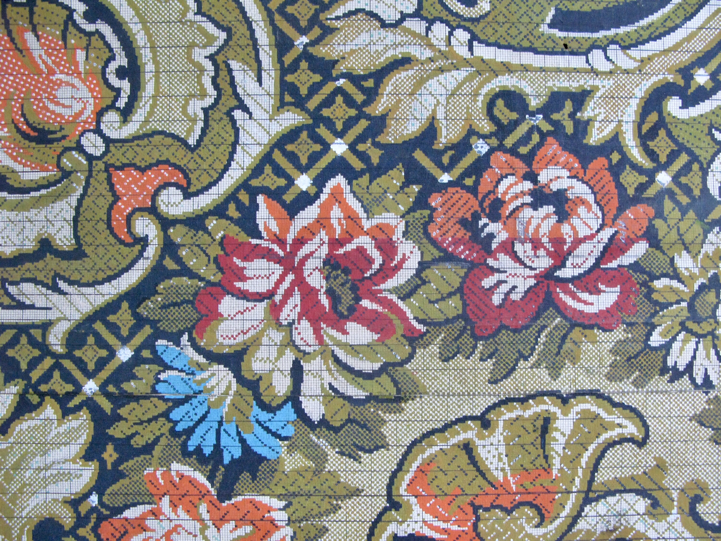 19th C. Hand-painted Textile Design - Etsy