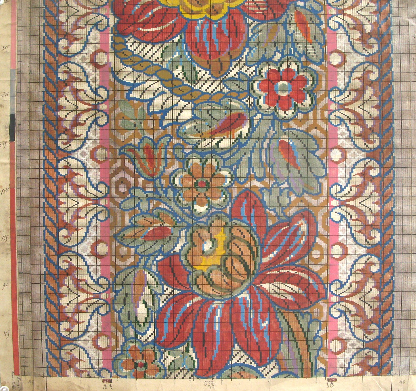 Antique Textile Design - Etsy