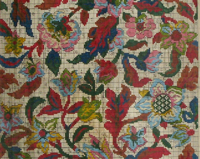 19th C. French Textile Design - Etsy