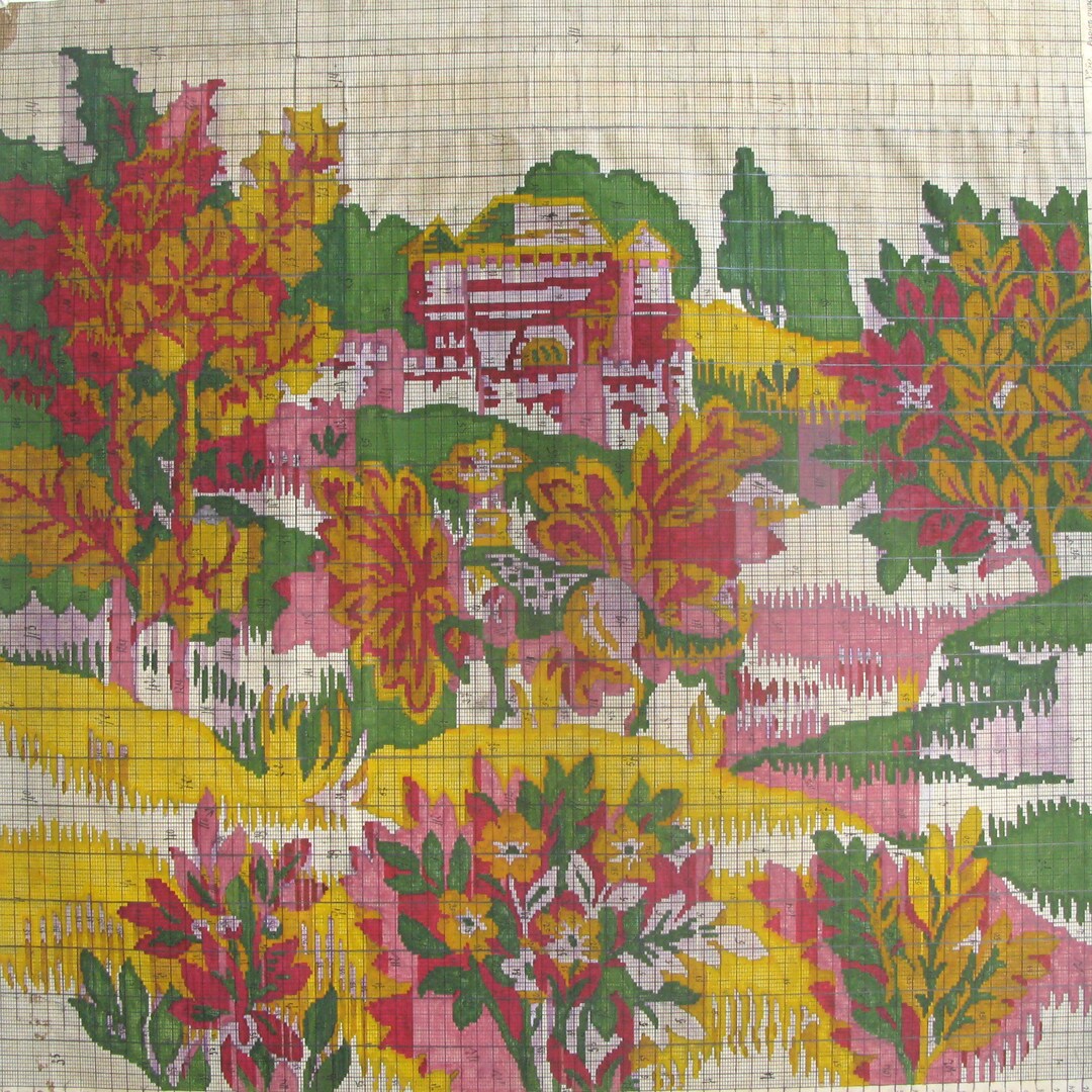 Antique Textile Design - Etsy