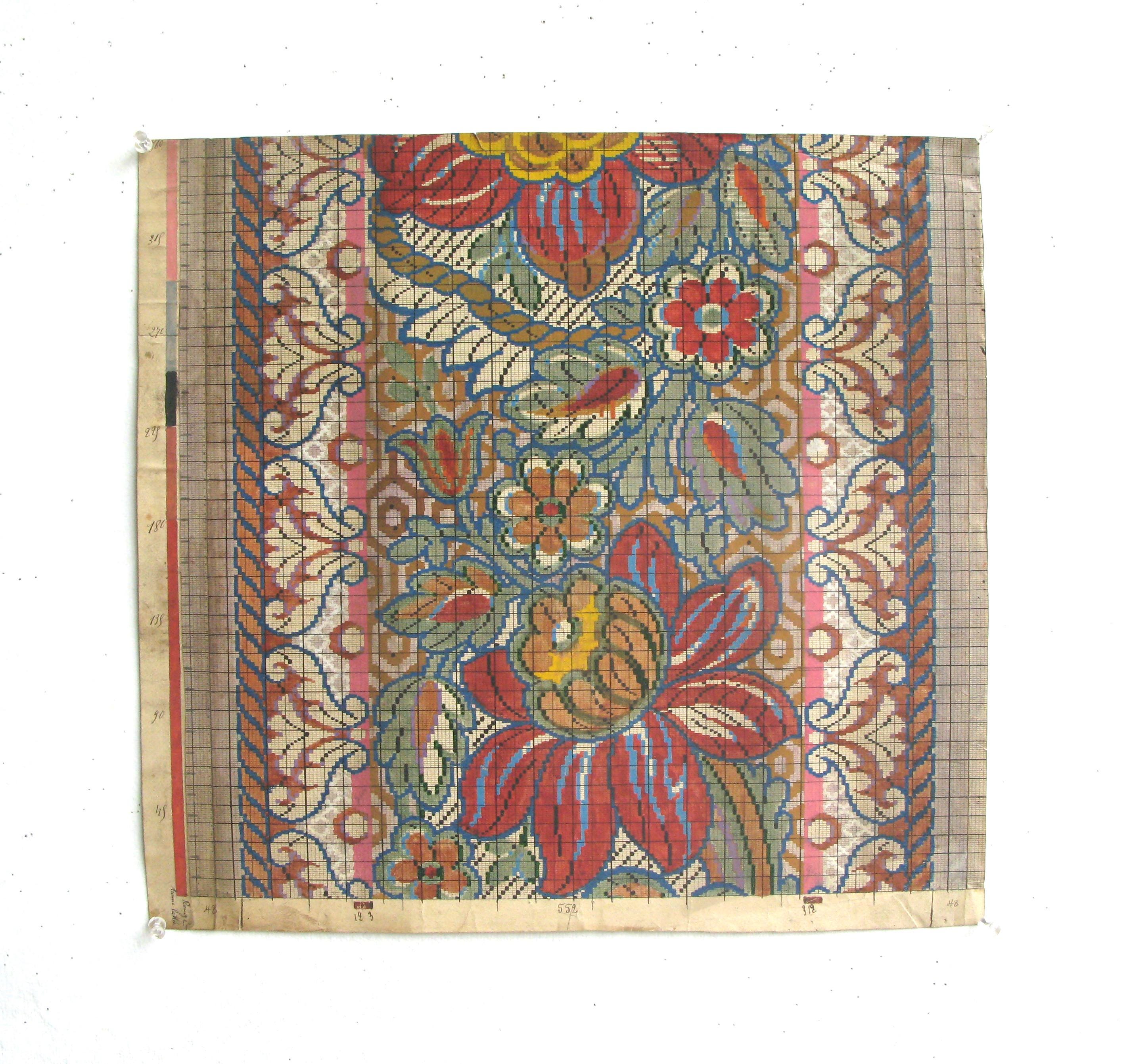 Antique Textile Design - Etsy
