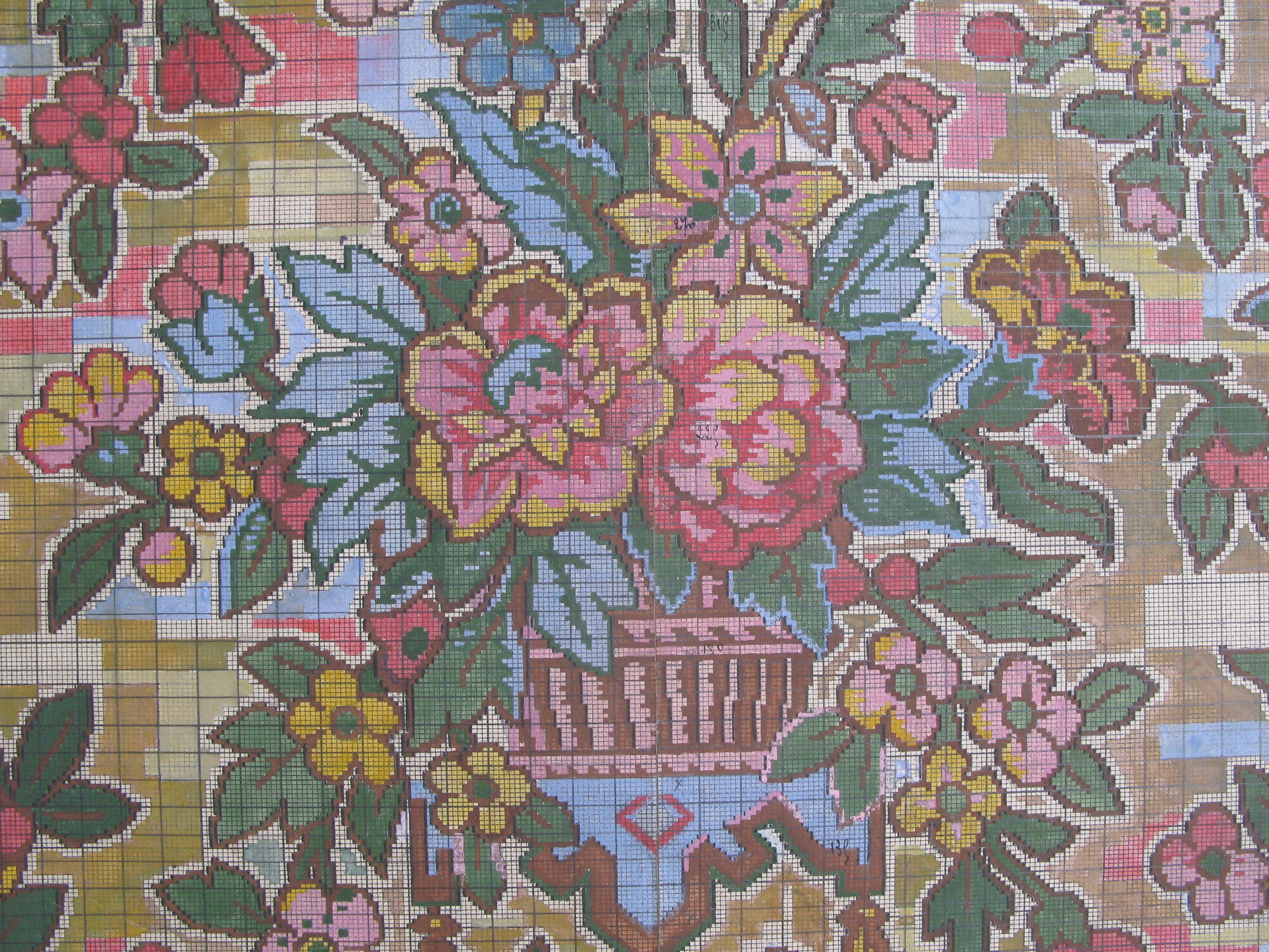 1920's French Textile Design - Etsy