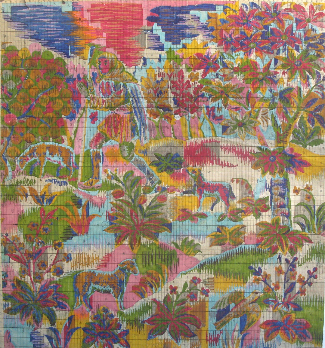 Antique Tapestry Design - Etsy