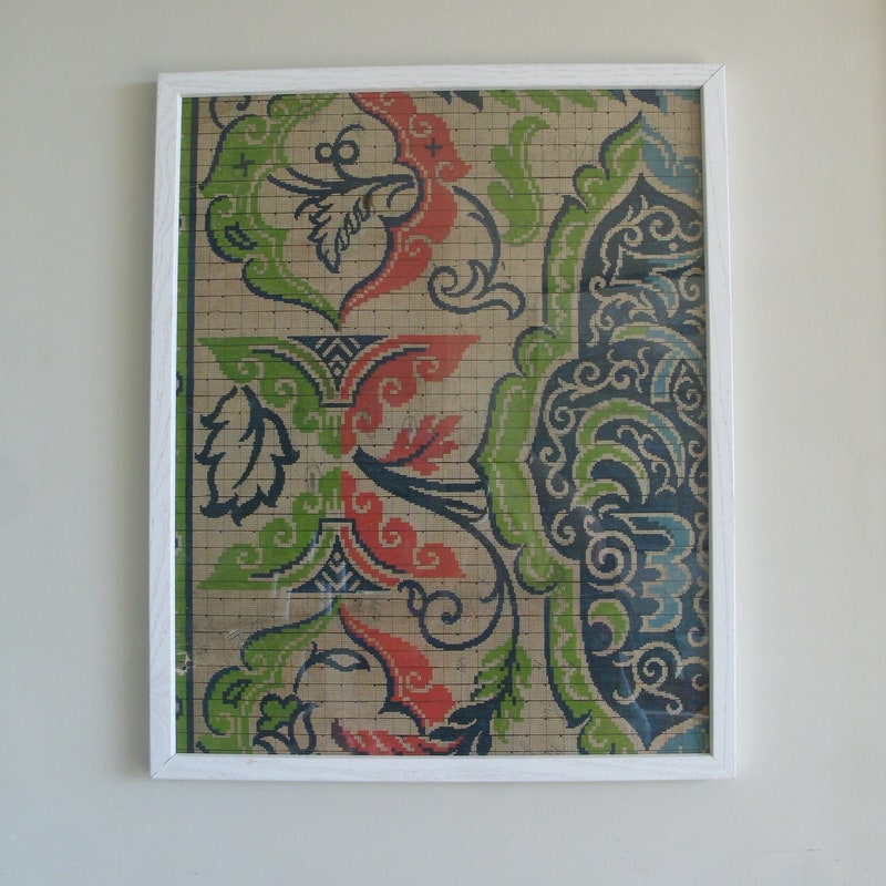 Framed Textile Art - Etsy