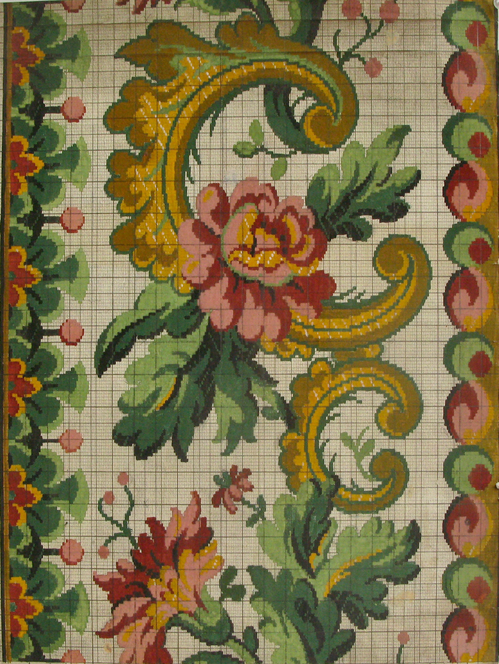 19th C. Textile Design - Etsy