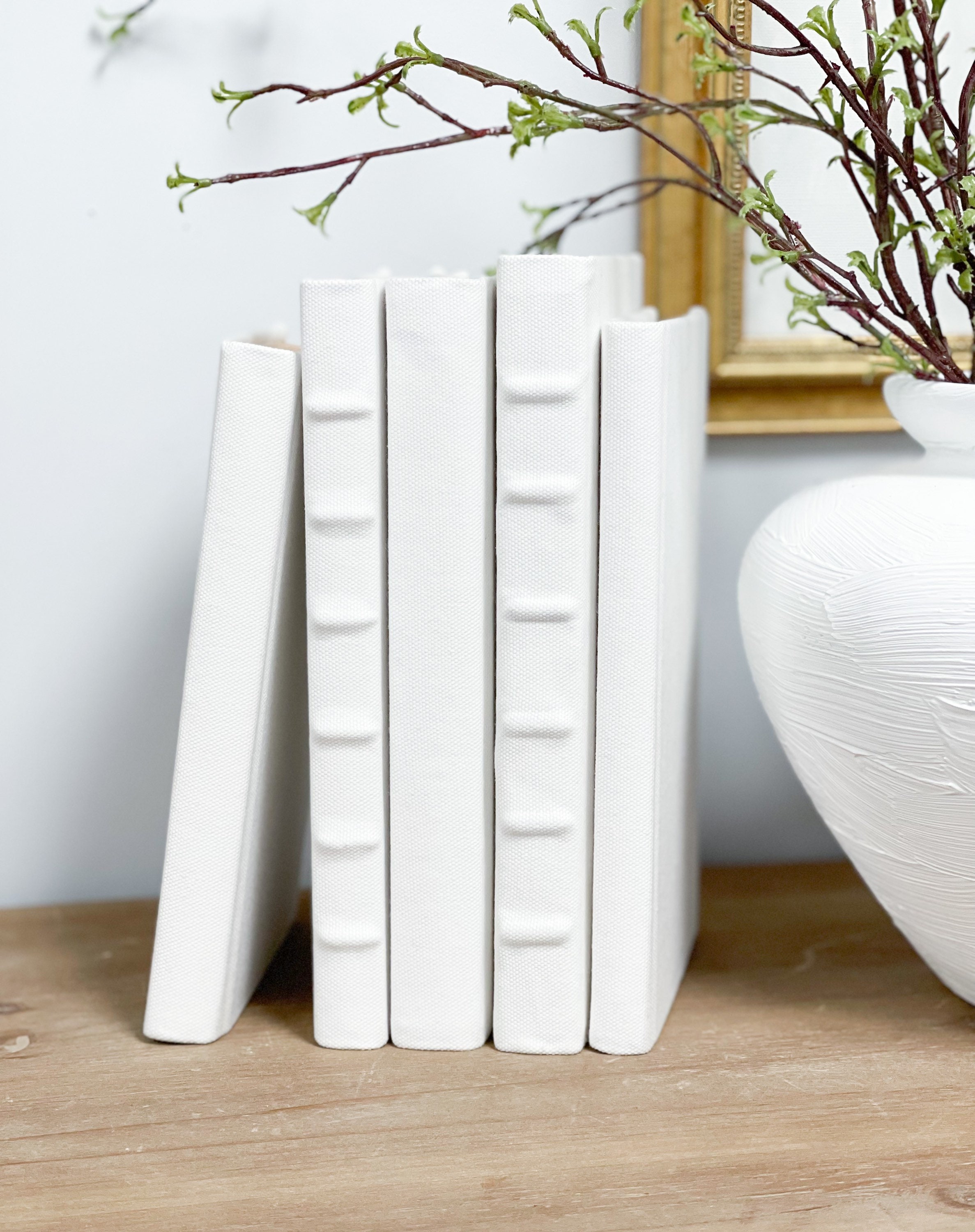 Decorative Books Book Bundle White Books for Shelf Decor | Etsy