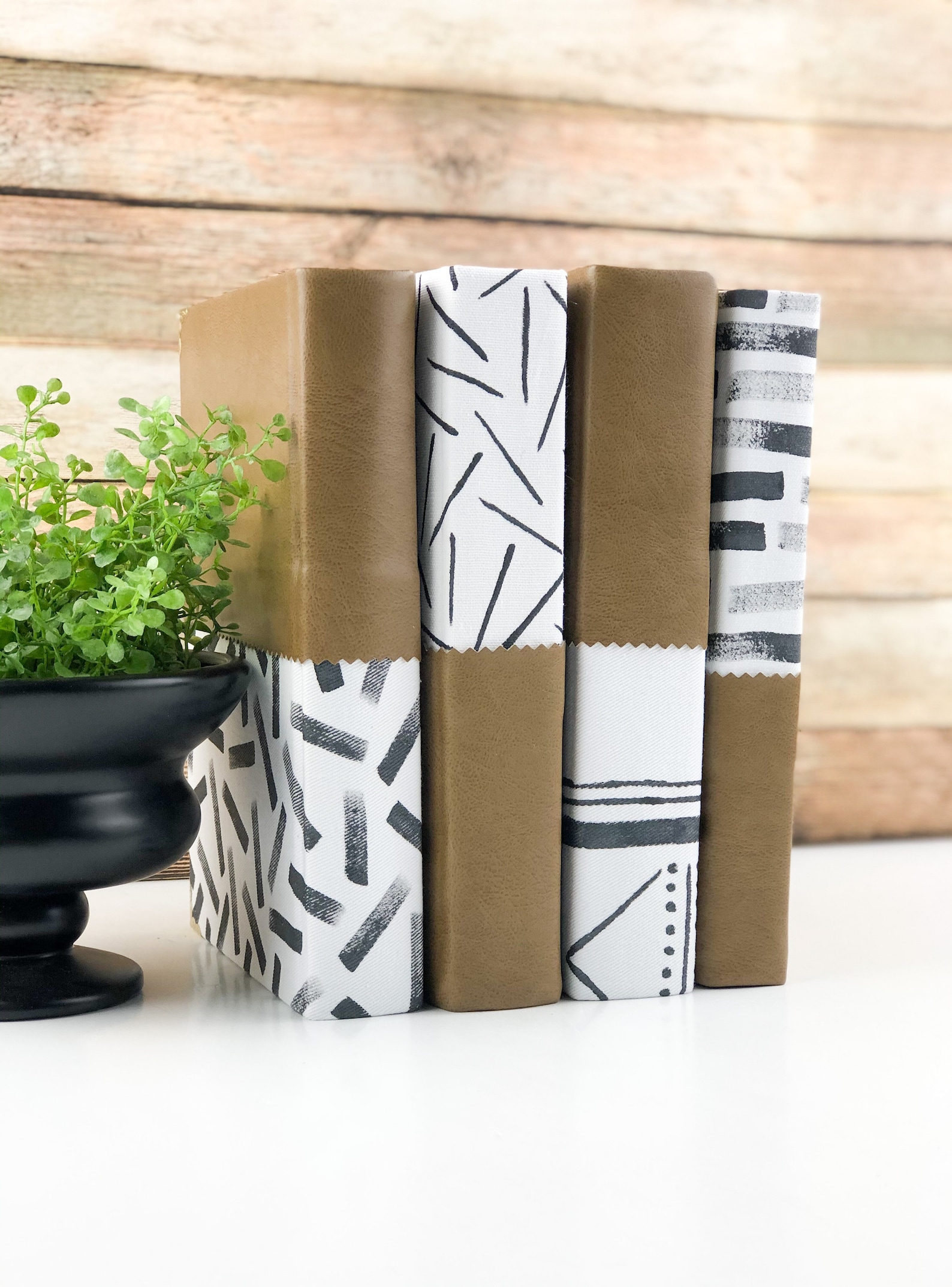 Linen Covered Books Book Set Books for Bookshelf Decor | Etsy