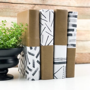 Linen Covered Books, Book Set, Books for Bookshelf Decor, Modern Home ...