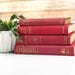 Books by Color- Red Vintage - Etsy
