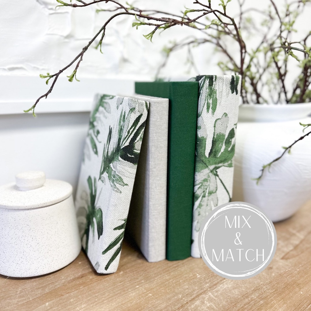 Green Home Decor, Summer Shelf Decor, Leaf Decor, Green Living Room ...