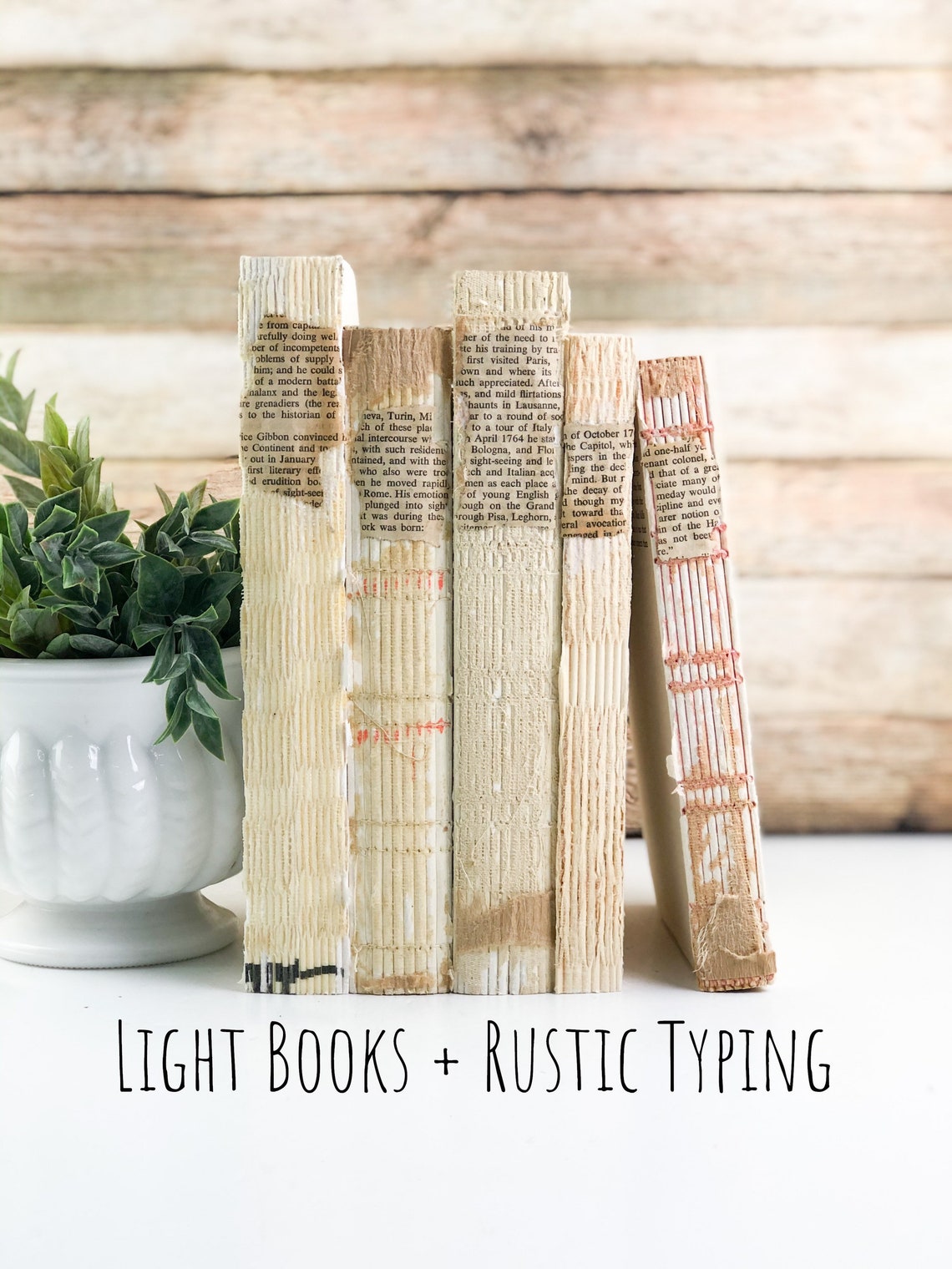 Decorative Books for Home Decor Rustic Home Decor Farmhouse - Etsy