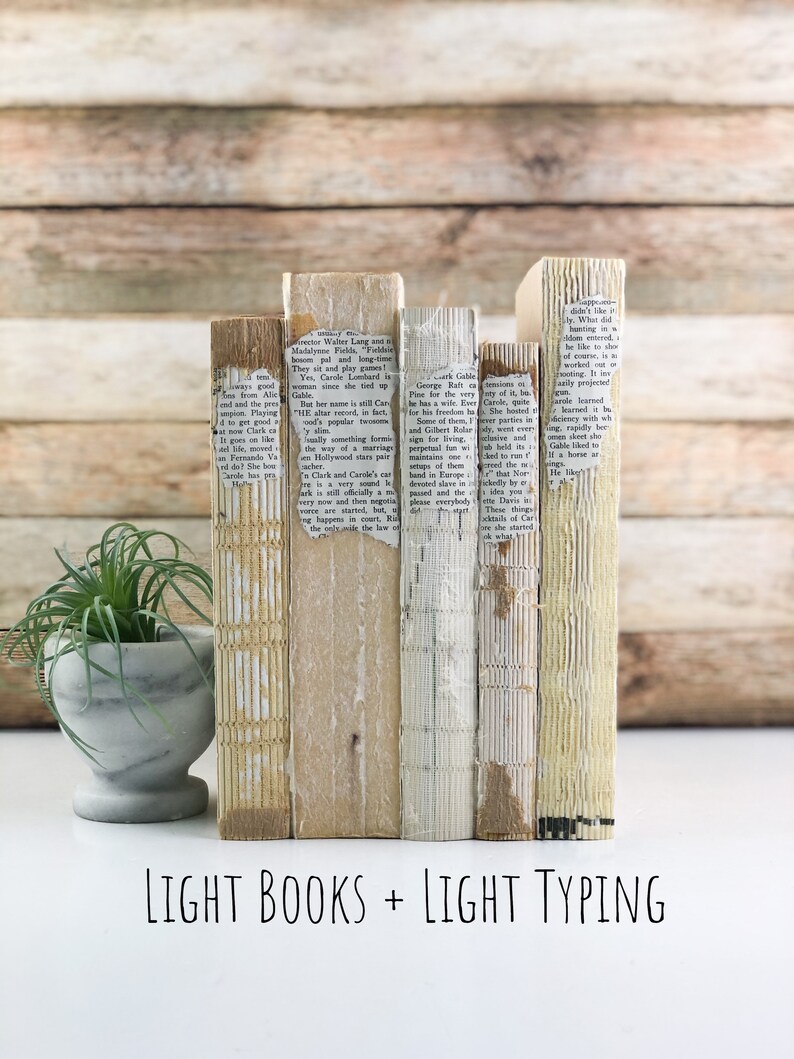 Decorative Books for Home Decor Rustic Home Decor Farmhouse - Etsy