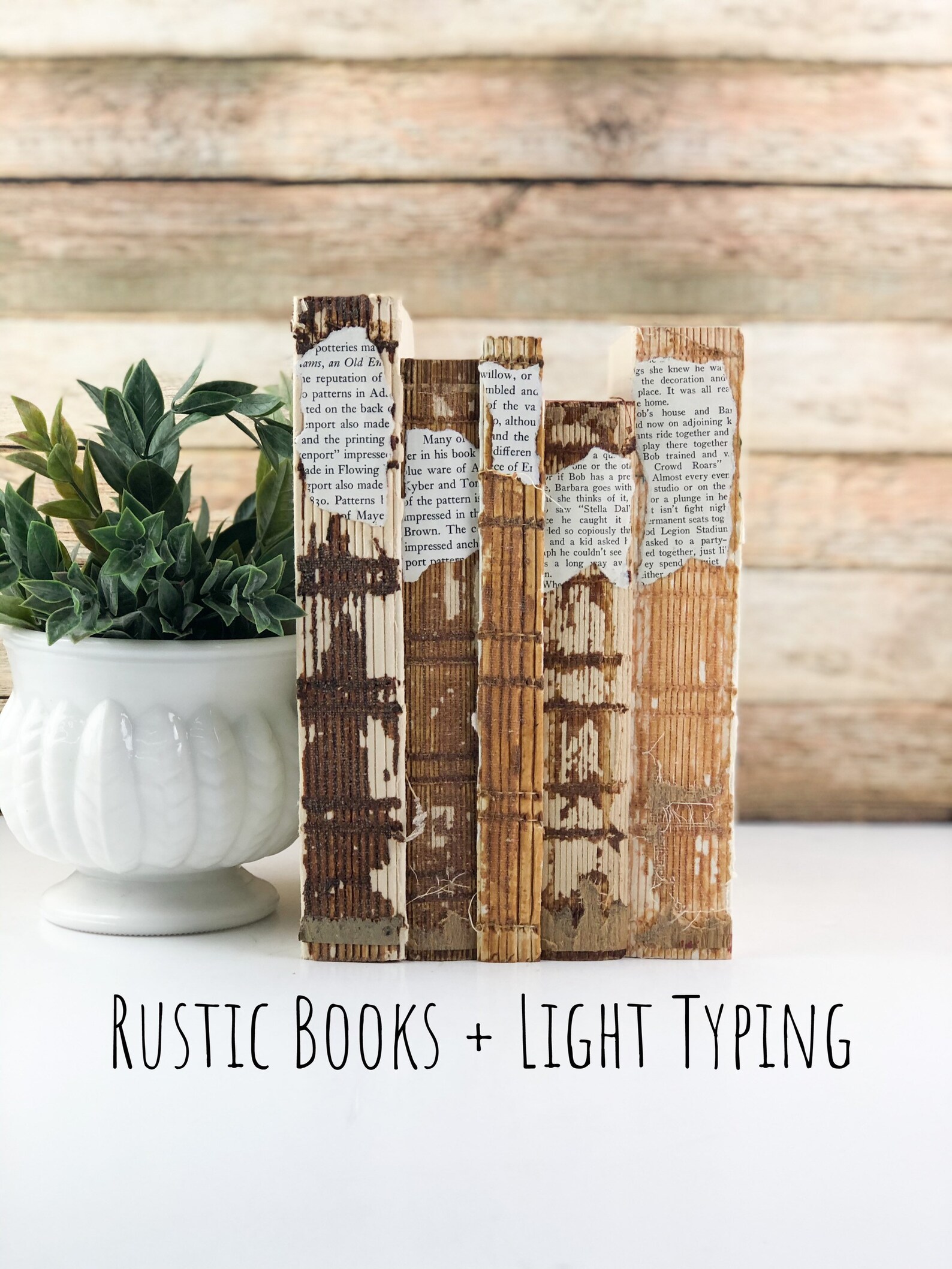 Decorative Books for Home Decor Rustic Home Decor Farmhouse - Etsy
