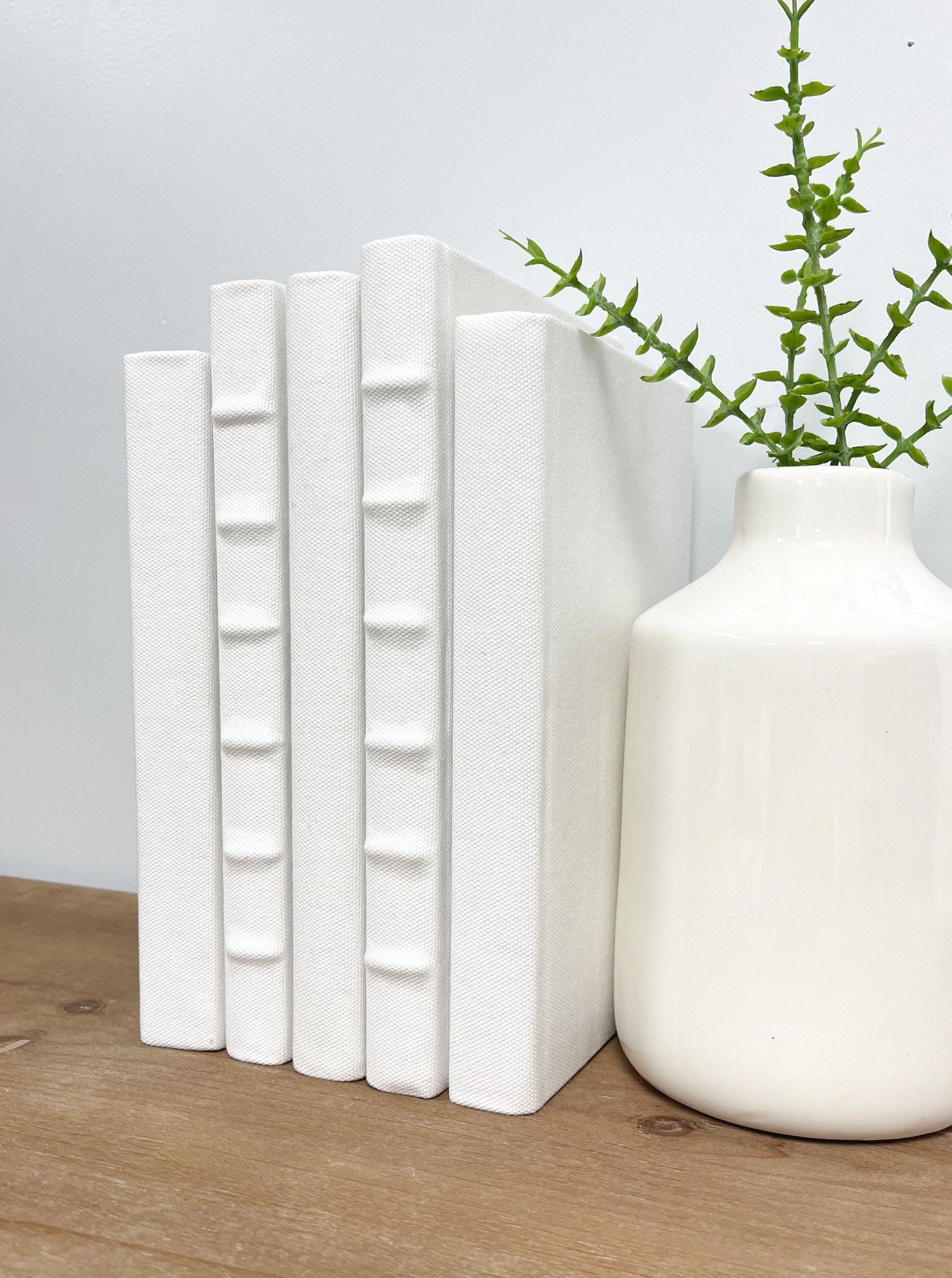 Decorative Books Book Bundle White Books for Shelf Decor | Etsy