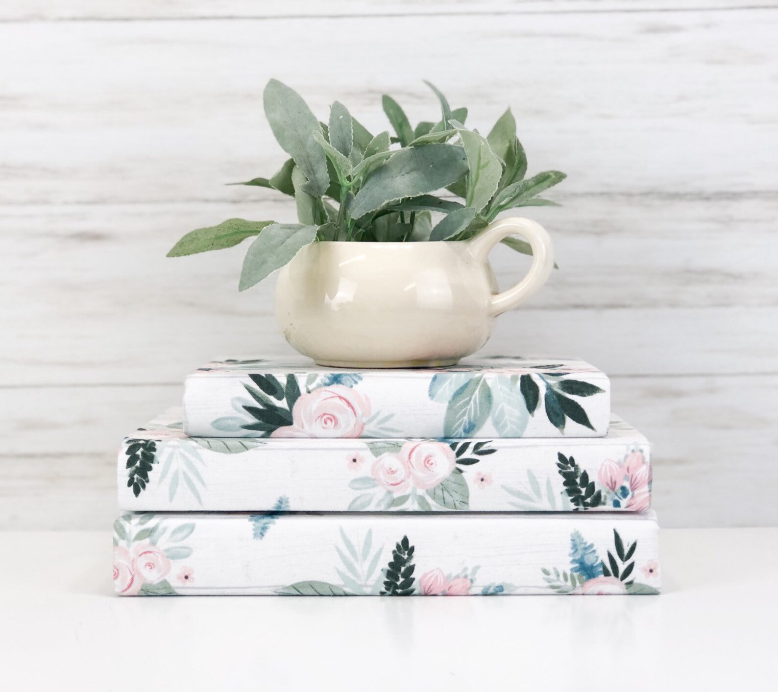 Floral Stack of Books / Set of Books / Book Bundles | Etsy