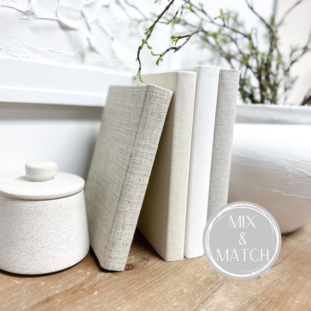 Decorative Books for Living Room Decor, Book Set for Shelf Decor, Book ...