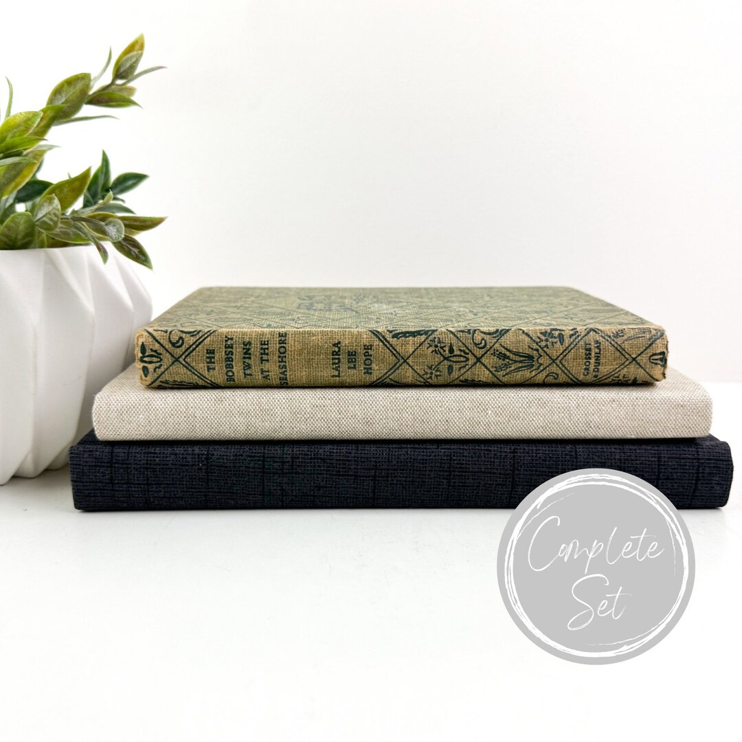 Shelf Decor, Decorative Books for Living Room Decor, Book Set for Shelf ...