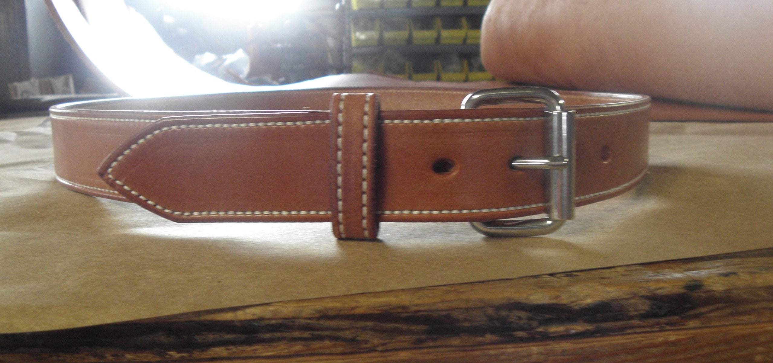 Handmade Leather Heavy Work Belt 100% Full Grain Genuine - Etsy