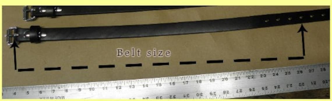 Extra Long Belt Handmade Leather Belt 100% Full Grain - Etsy