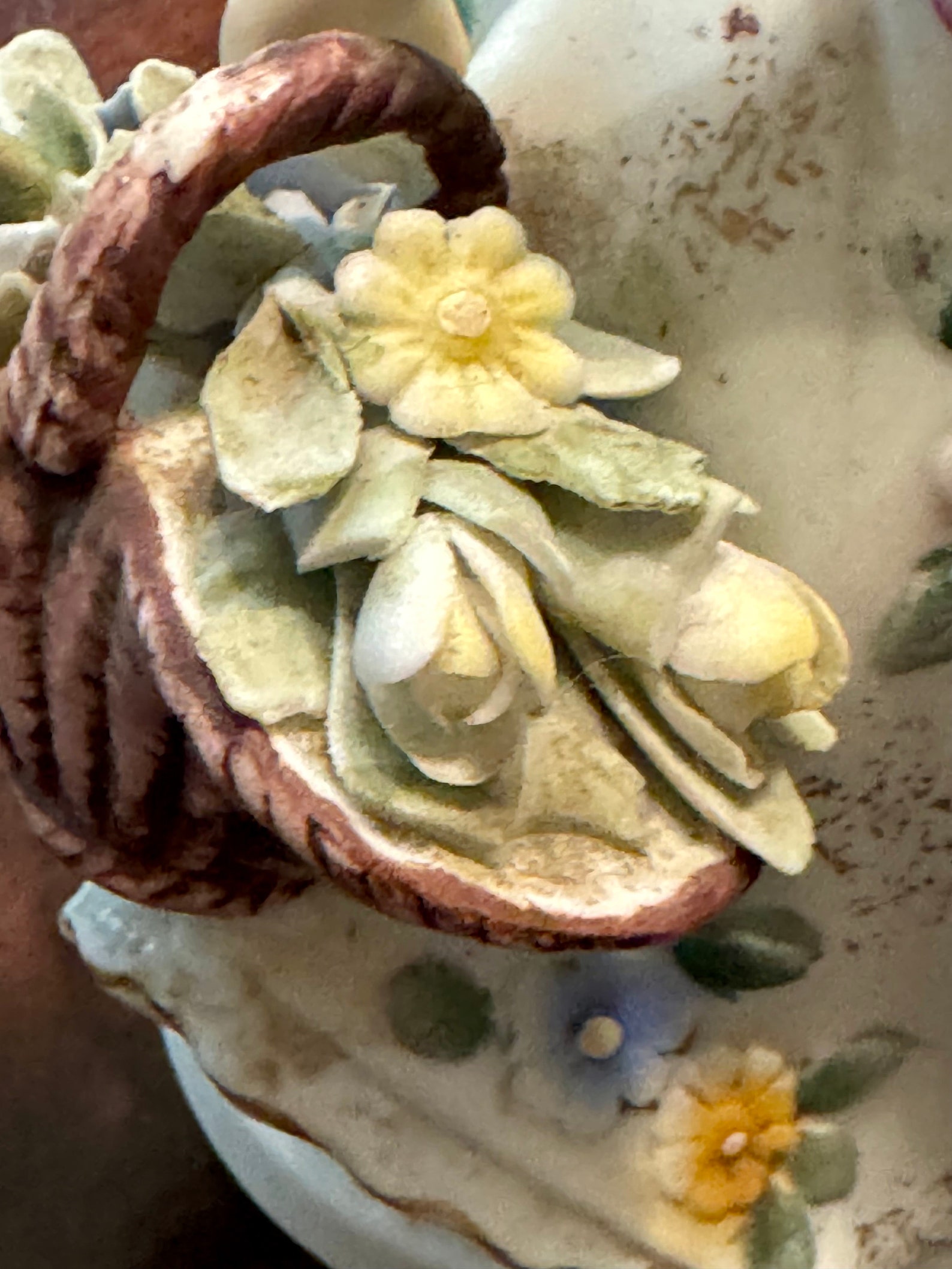 Rare Vintage 1950's Lefton China Flower Girl in Pink Marked KW2340A ...