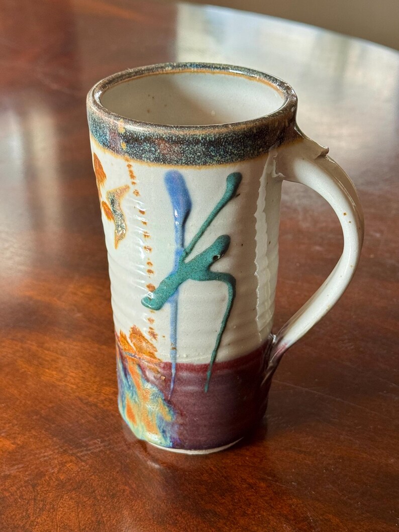 Handmade Artisan Pottery Mug 18 Oz | Slow Living Wellness Coffee Cup ...