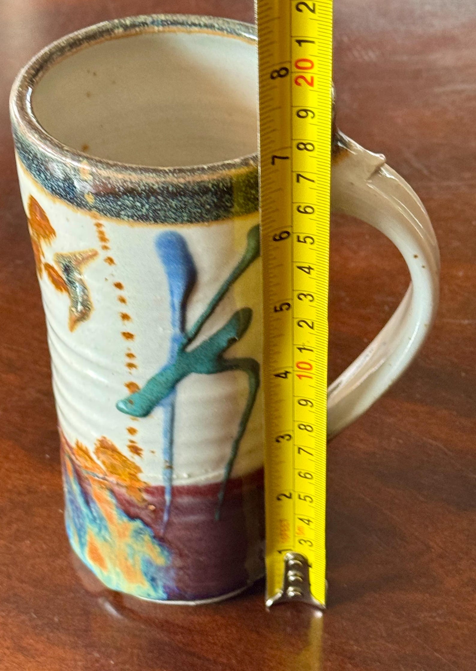 Handmade Artisan Pottery Mug 18 Oz | Slow Living Wellness Coffee Cup ...