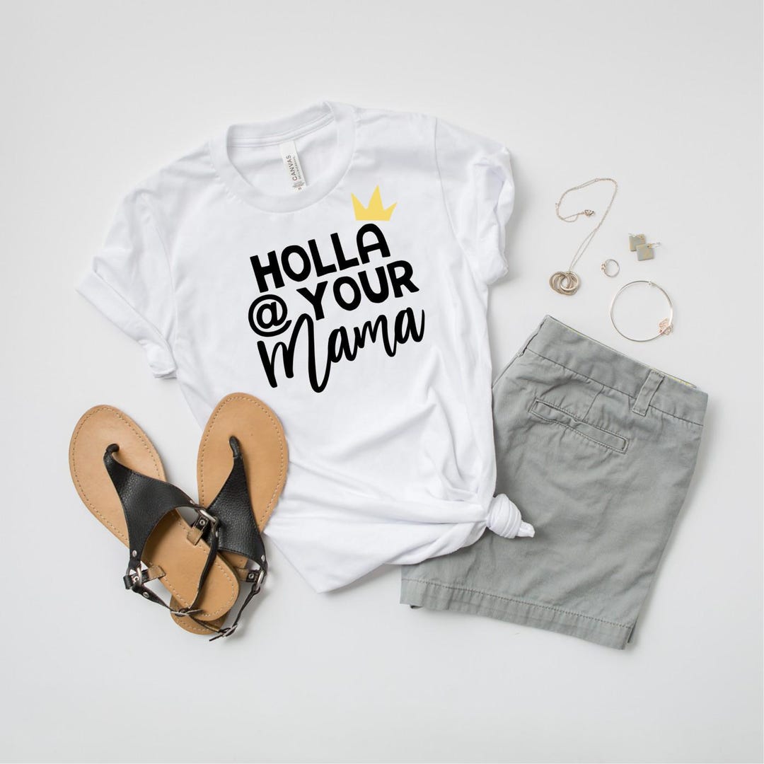 Holla at Your Mama, Custom Crew Tees: Matching Hip Hop Birthday Family ...